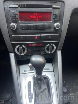 Black Audi A3 2009 in Riga, with an engine capacity of 2.00 L and mileage of 326 thousand km for 2500 €, photo 7 on AUTOMOTO.COM.LV