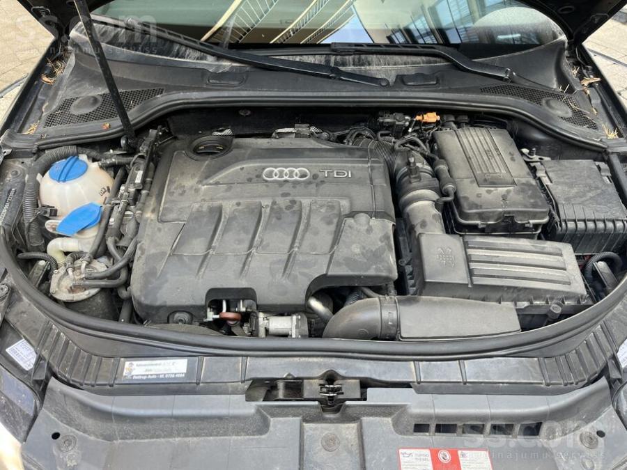 Black Audi A3 2009 in Riga, with an engine capacity of 2.00 L and mileage of 326 thousand km for 2500 €, photo 8 on AUTOMOTO.COM.LV
