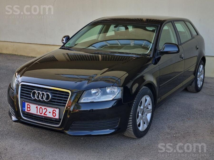 Melns Audi A3 2009 Ogre, ar dzinēja tilpumu 1.40 L un nobraukumu 135 tūkst. km par 6250 €, foto 1 vietnē AUTOMOTO.COM.LV