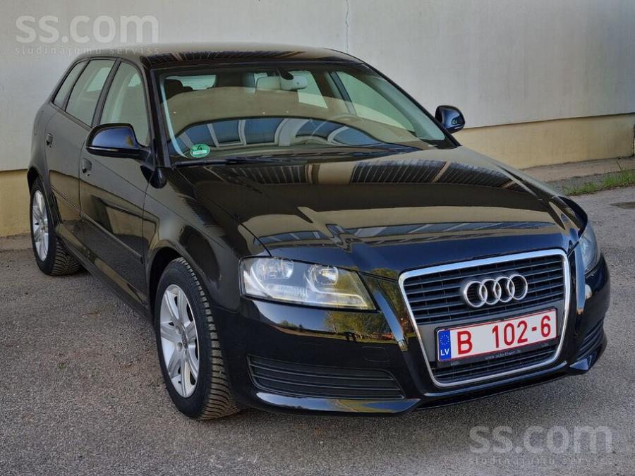 Melns Audi A3 2009 Ogre, ar dzinēja tilpumu 1.40 L un nobraukumu 135 tūkst. km par 6250 €, foto 4 vietnē AUTOMOTO.COM.LV