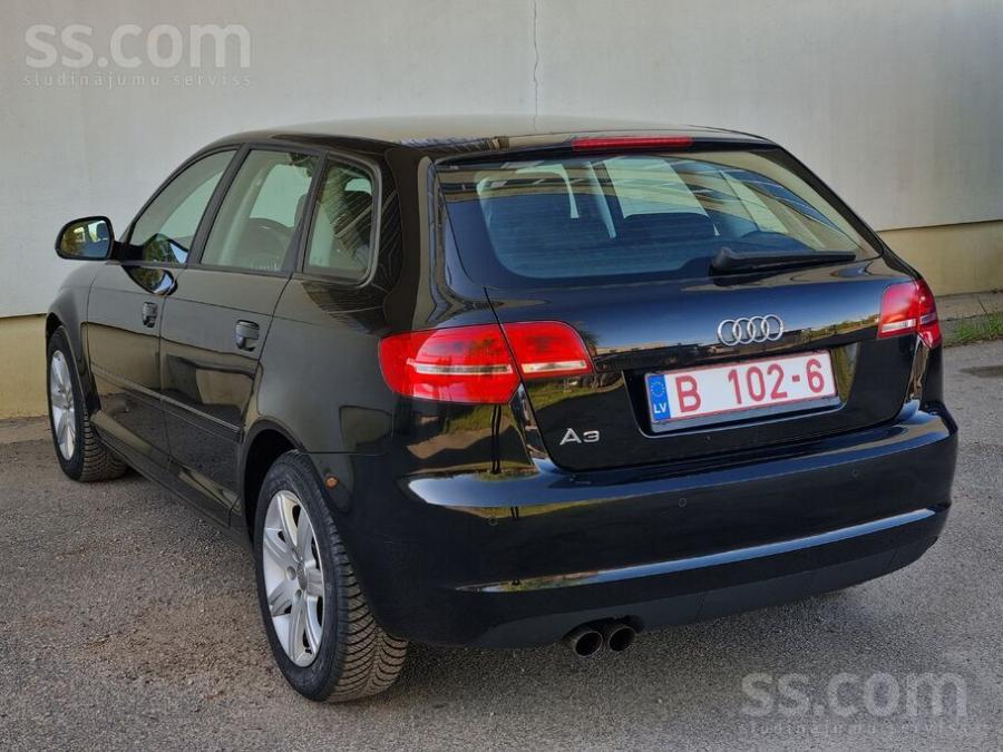 Melns Audi A3 2009 Ogre, ar dzinēja tilpumu 1.40 L un nobraukumu 135 tūkst. km par 6250 €, foto 7 vietnē AUTOMOTO.COM.LV