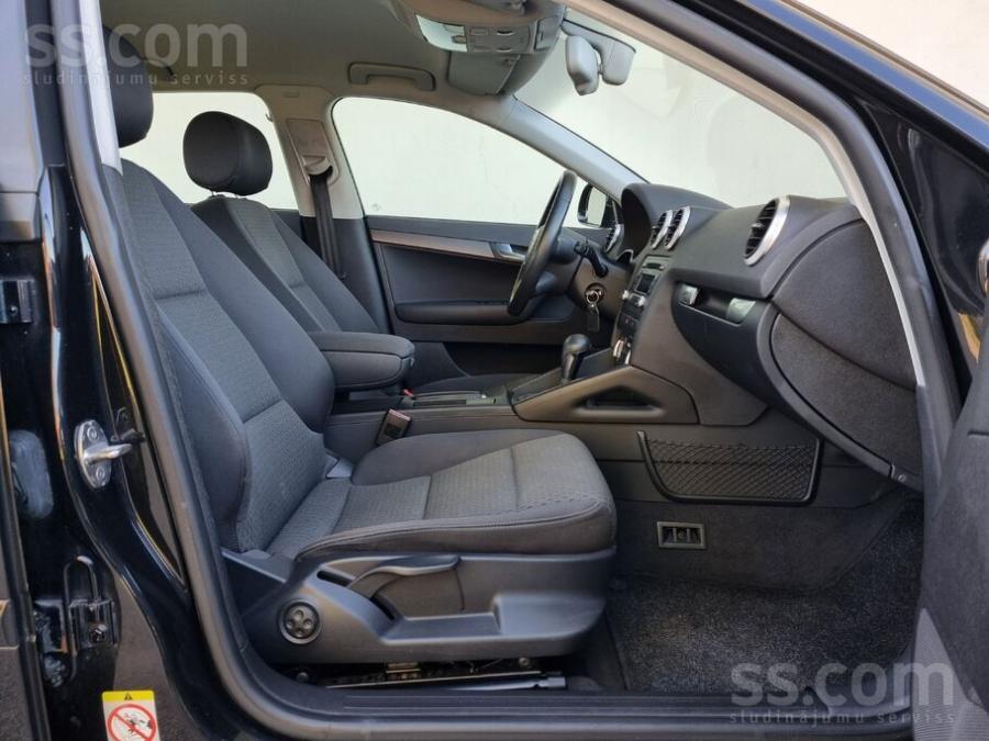 Melns Audi A3 2009 Ogre, ar dzinēja tilpumu 1.40 L un nobraukumu 135 tūkst. km par 6250 €, foto 10 vietnē AUTOMOTO.COM.LV