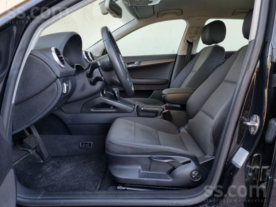 Melns Audi A3 2009 Ogre, ar dzinēja tilpumu 1.40 L un nobraukumu 135 tūkst. km par 6250 €, foto 11 vietnē AUTOMOTO.COM.LV