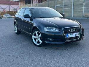 Melns Audi A3 2009 Telšiai, ar dzinēja tilpumu 1.97 L un nobraukumu 300 tūkst. km par 4450 €, foto  vietnē AUTOMOTO.COM.LV