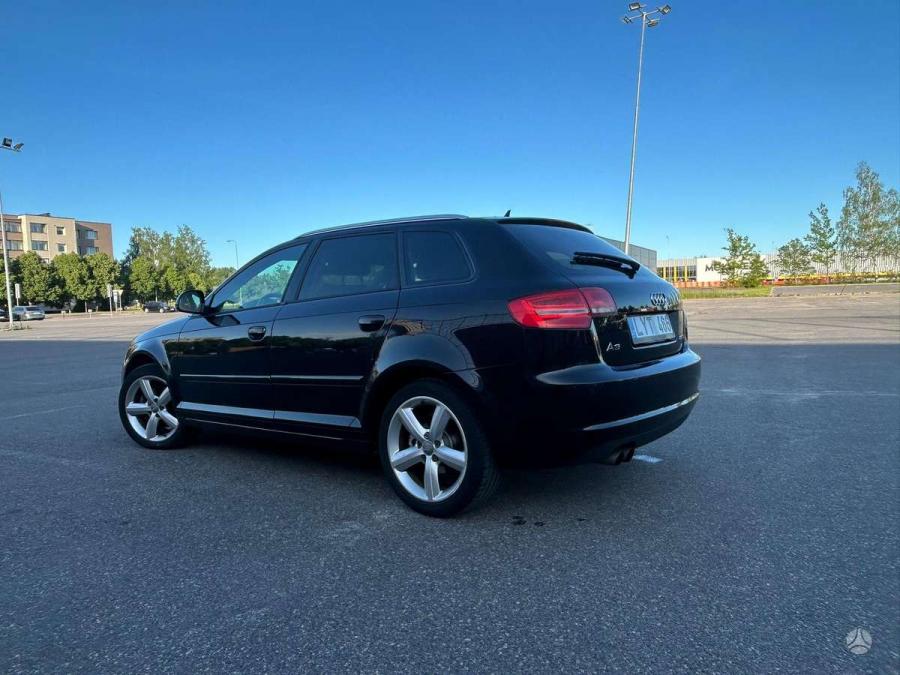 Melns Audi A3 2009 Telšiai, ar dzinēja tilpumu 1.97 L un nobraukumu 300 tūkst. km par 4450 €, foto 4 vietnē AUTOMOTO.COM.LV