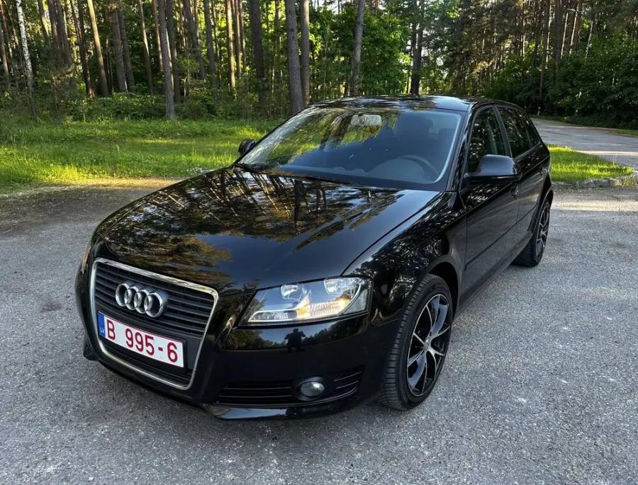 Black Audi A3 2009 in Jurmala, with an engine capacity of 1.40 L and mileage of 151 thousand km for 4999 €, photo 7 on AUTOMOTO.COM.LV