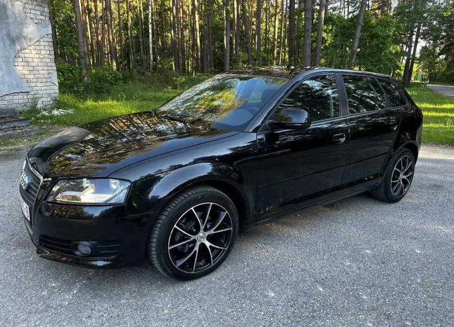 Black Audi A3 2009 in Jurmala, with an engine capacity of 1.40 L and mileage of 151 thousand km for 4999 €, photo 8 on AUTOMOTO.COM.LV