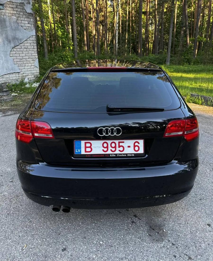 Black Audi A3 2009 in Jurmala, with an engine capacity of 1.40 L and mileage of 151 thousand km for 4999 €, photo 14 on AUTOMOTO.COM.LV