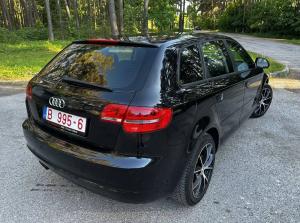 Black Audi A3 2009 in Jurmala, with an engine capacity of 1.40 L and mileage of 151 thousand km for 4999 €, photo 15 on AUTOMOTO.COM.LV