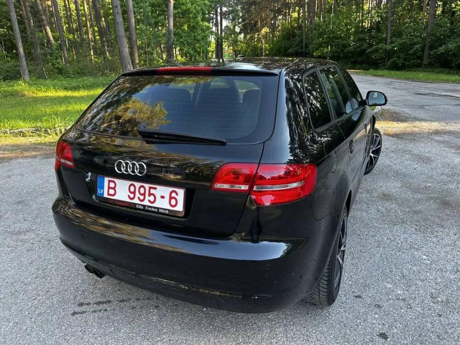 Black Audi A3 2009 in Jurmala, with an engine capacity of 1.40 L and mileage of 151 thousand km for 4999 €, photo 17 on AUTOMOTO.COM.LV