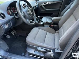 Black Audi A3 2009 in Jurmala, with an engine capacity of 1.40 L and mileage of 151 thousand km for 4999 €, photo 19 on AUTOMOTO.COM.LV