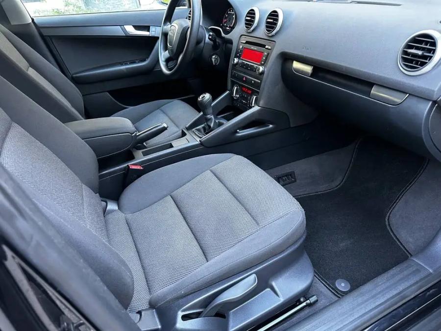 Black Audi A3 2009 in Jurmala, with an engine capacity of 1.40 L and mileage of 151 thousand km for 4999 €, photo 22 on AUTOMOTO.COM.LV