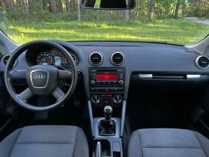 Black Audi A3 2009 in Jurmala, with an engine capacity of 1.40 L and mileage of 151 thousand km for 4999 €, photo 24 on AUTOMOTO.COM.LV