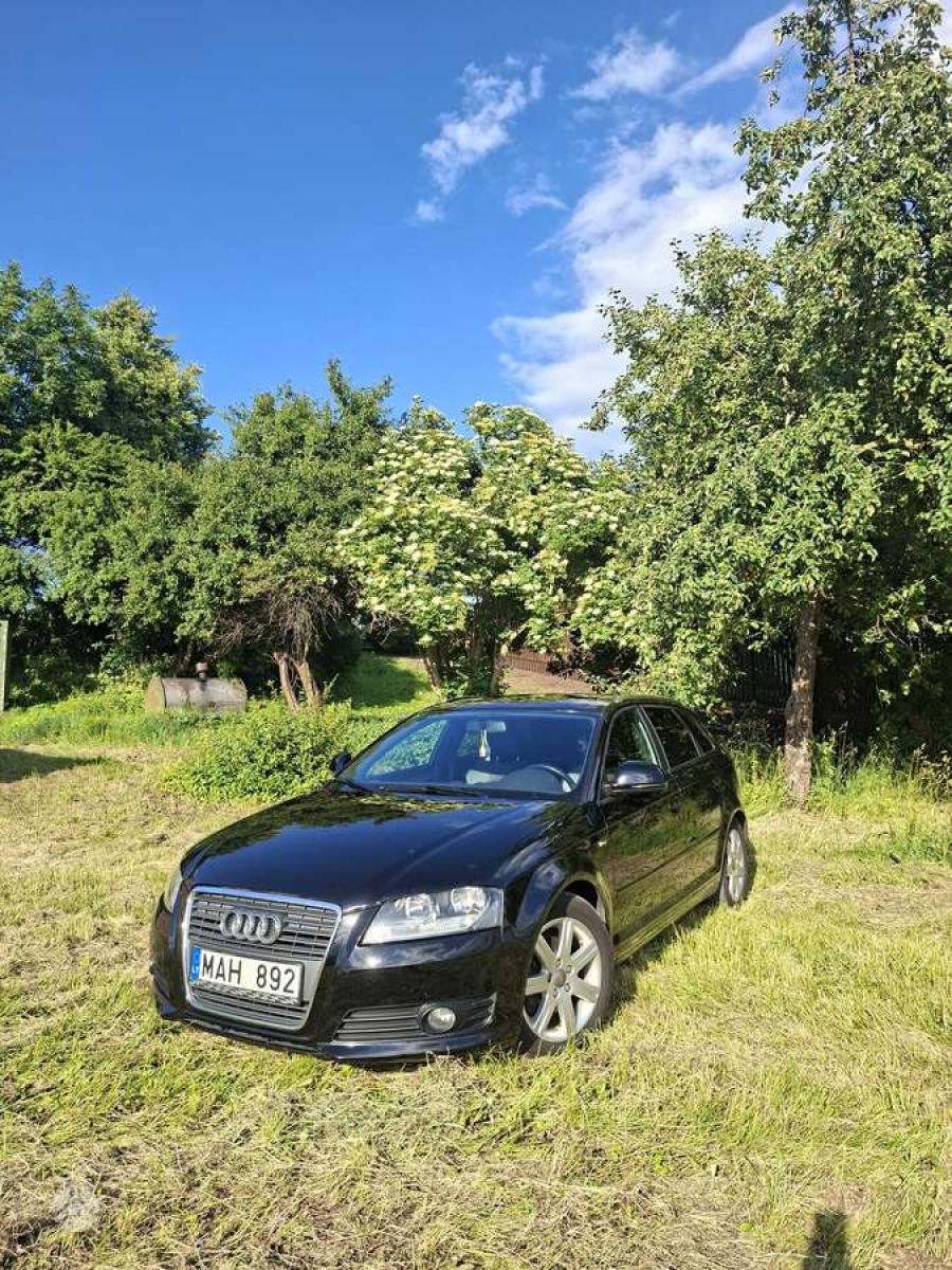 Black Audi A3 2009 in Marijampole, with an engine capacity of 1.80 L and mileage of 188 thousand km for 6250 €, photo 1 on AUTOMOTO.COM.LV