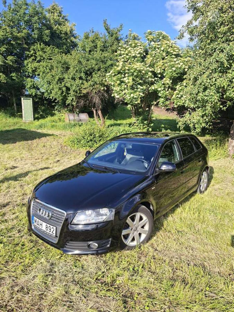 Black Audi A3 2009 in Marijampole, with an engine capacity of 1.80 L and mileage of 188 thousand km for 6250 €, photo 3 on AUTOMOTO.COM.LV