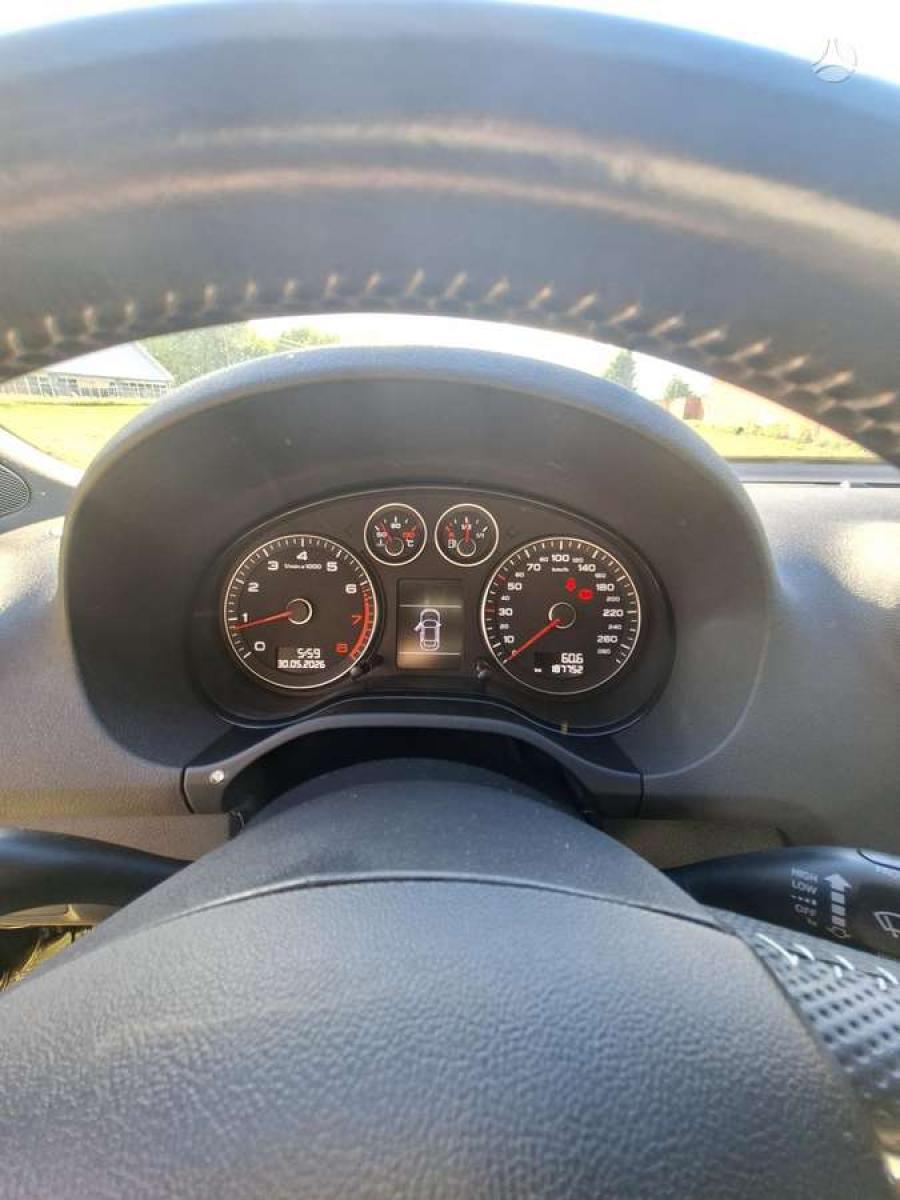Black Audi A3 2009 in Marijampole, with an engine capacity of 1.80 L and mileage of 188 thousand km for 6250 €, photo 8 on AUTOMOTO.COM.LV