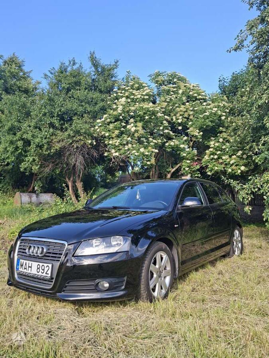 Black Audi A3 2009 in Marijampole, with an engine capacity of 1.80 L and mileage of 188 thousand km for 6250 €, photo 15 on AUTOMOTO.COM.LV