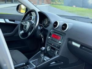 Black Audi A3 2009 in Vilnius, with an engine capacity of 2.00 L and mileage of 283 thousand km for 4400 €, photo 18 on AUTOMOTO.COM.LV