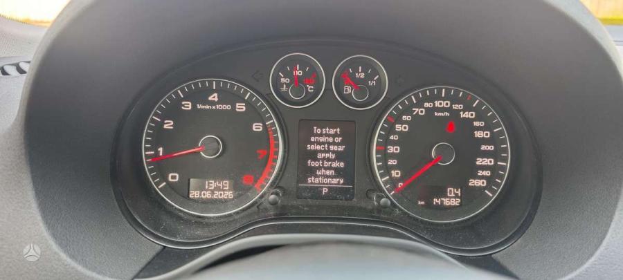 Black Audi A3 2009 in Utena, with an engine capacity of 1.80 L and mileage of 148 thousand km for 4150 €, photo 16 on AUTOMOTO.COM.LV