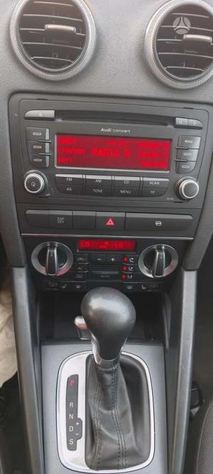 Black Audi A3 2009 in Utena, with an engine capacity of 1.80 L and mileage of 148 thousand km for 4150 €, photo 17 on AUTOMOTO.COM.LV