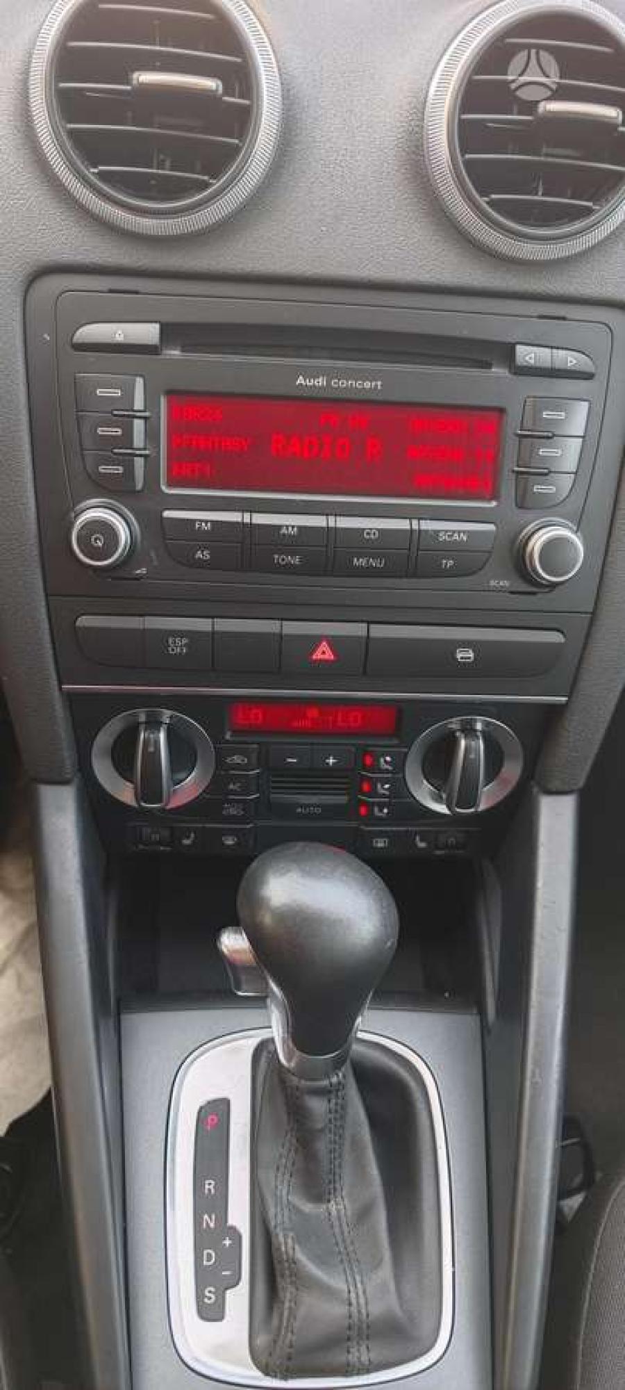Black Audi A3 2009 in Utena, with an engine capacity of 1.80 L and mileage of 148 thousand km for 4150 €, photo 17 on AUTOMOTO.COM.LV