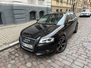 Black Audi A3 2009 in Riga, with an engine capacity of 2.00 L and mileage of 331 thousand km for 5000 €, photo  on AUTOMOTO.COM.LV