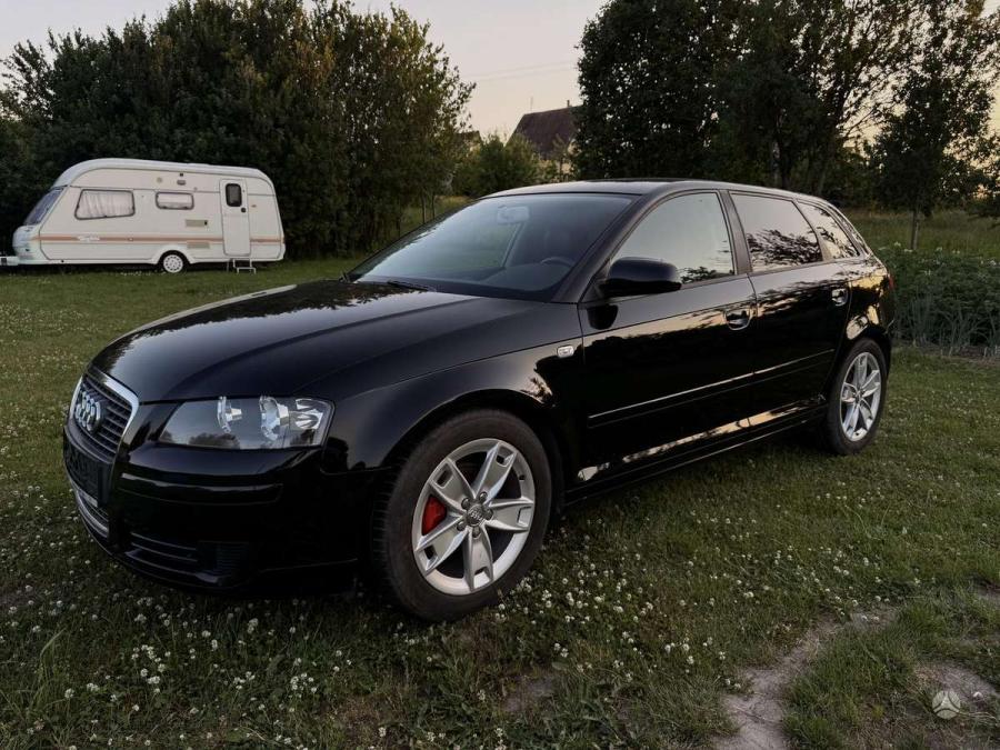 Black Audi A3 2009 in Marijampole, with an engine capacity of 1.78 L and mileage of 161 thousand km for 3900 €, photo 4 on AUTOMOTO.COM.LV
