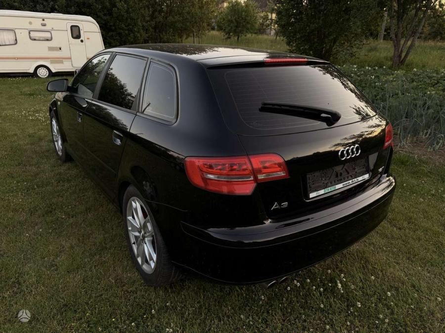 Black Audi A3 2009 in Marijampole, with an engine capacity of 1.78 L and mileage of 161 thousand km for 3900 €, photo 8 on AUTOMOTO.COM.LV