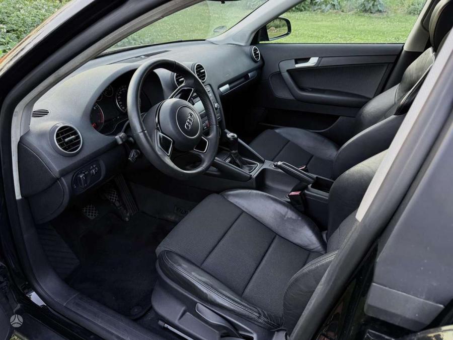 Black Audi A3 2009 in Marijampole, with an engine capacity of 1.78 L and mileage of 161 thousand km for 3900 €, photo 12 on AUTOMOTO.COM.LV