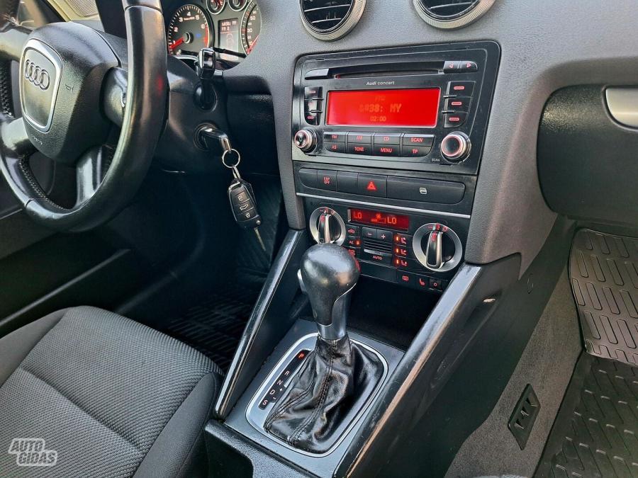 Melns Audi A3 2009 Radviliškis, ar dzinēja tilpumu 1.40 L un nobraukumu 345 tūkst. km par 4990 €, foto 21 vietnē AUTOMOTO.COM.LV