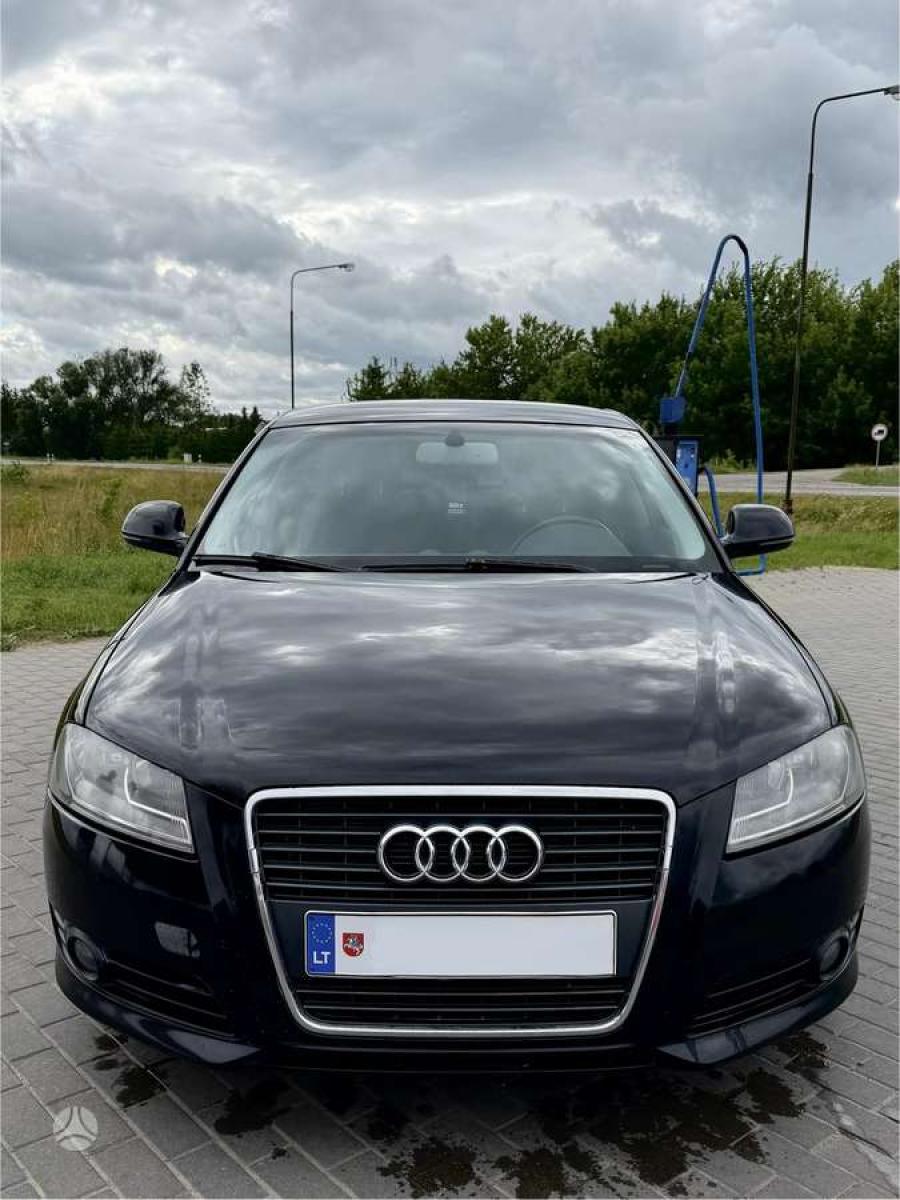 Black Audi A3 2009 in Kaunas, with an engine capacity of 1.97 L and mileage of 316 thousand km for 4300 €, photo 3 on AUTOMOTO.COM.LV