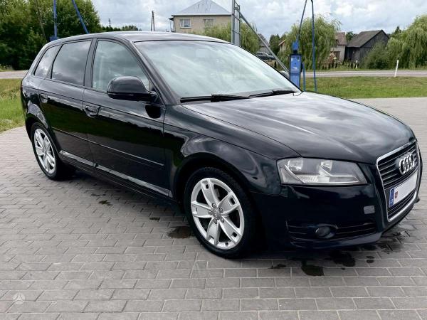 Black Audi A3 2009 in Kaunas, with an engine capacity of 1.97 L and mileage of 316 thousand km for 4300 €, photo 3 on AUTOMOTO.COM.LV