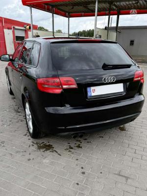 Black Audi A3 2009 in Kaunas, with an engine capacity of 1.97 L and mileage of 316 thousand km for 4300 €, photo 6 on AUTOMOTO.COM.LV