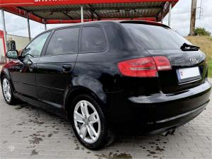 Black Audi A3 2009 in Kaunas, with an engine capacity of 1.97 L and mileage of 316 thousand km for 4300 €, photo 7 on AUTOMOTO.COM.LV