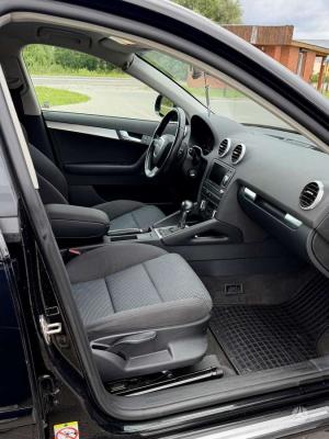Black Audi A3 2009 in Kaunas, with an engine capacity of 1.97 L and mileage of 316 thousand km for 4300 €, photo 9 on AUTOMOTO.COM.LV