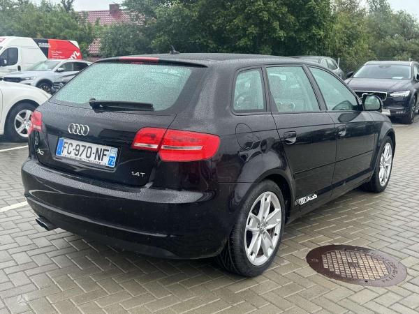 Black Audi A3 2009 in Taurage, with an engine capacity of 1.39 L and mileage of 282 thousand km for 4500 €, photo 4 on AUTOMOTO.COM.LV