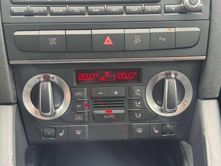 Black Audi A3 2009 in Taurage, with an engine capacity of 1.39 L and mileage of 282 thousand km for 4500 €, photo 15 on AUTOMOTO.COM.LV