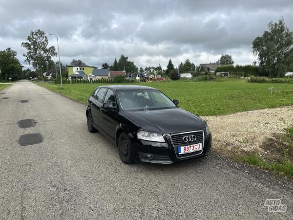 Black Audi A3 2009 in Kaunas, with an engine capacity of 1.90 L and mileage of 267 thousand km for 2700 €, photo 1 on AUTOMOTO.COM.LV