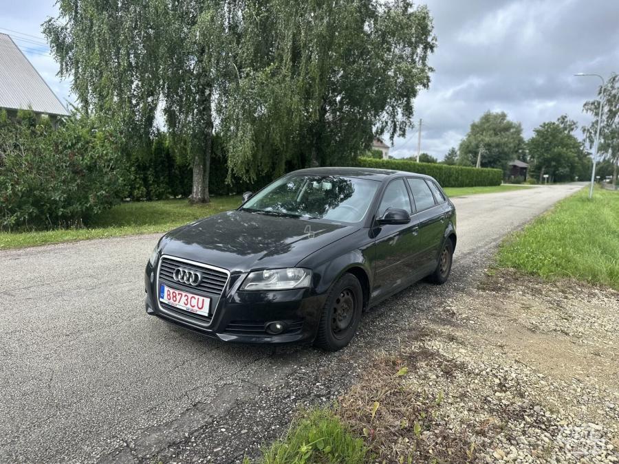 Черный Ауди А3 2009 в Каунас, объемом двигателя 1.90 л и пробегом 267 тыс. км за 2700 €, фото 4 на AUTOMOTO.COM.LV