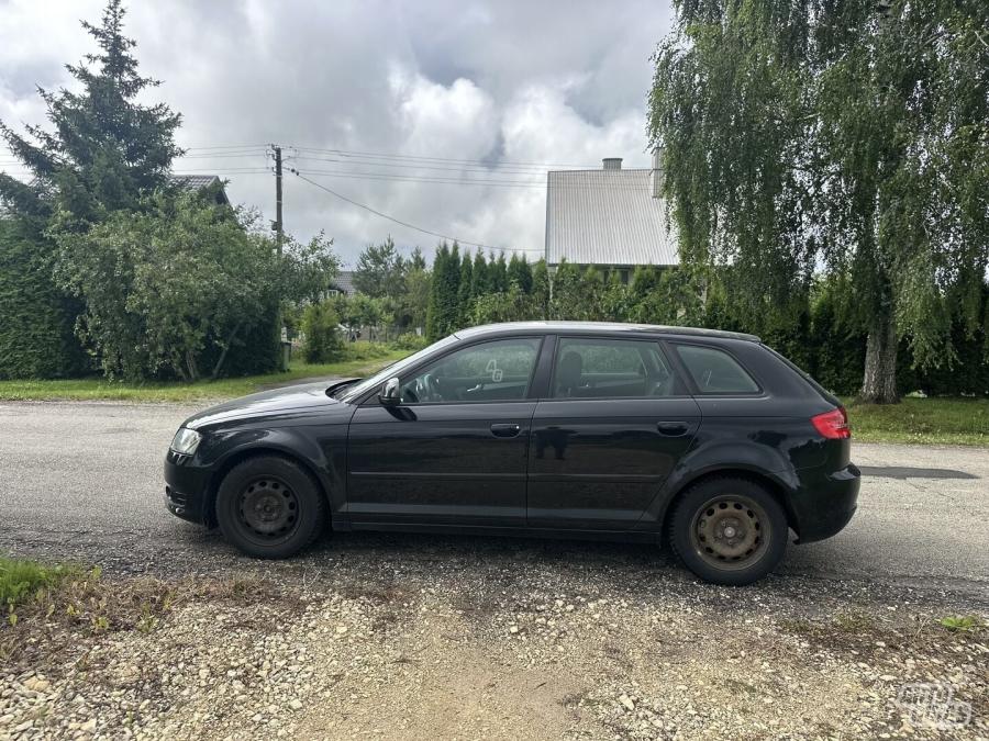 Черный Ауди А3 2009 в Каунас, объемом двигателя 1.90 л и пробегом 267 тыс. км за 2700 €, фото 7 на AUTOMOTO.COM.LV