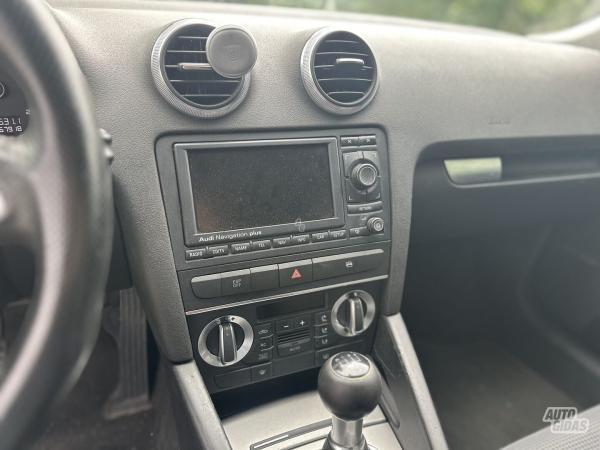 Black Audi A3 2009 in Kaunas, with an engine capacity of 1.90 L and mileage of 267 thousand km for 2700 €, photo 9 on AUTOMOTO.COM.LV
