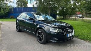 Black Audi A3 2009 in Riga, with an engine capacity of 1.80 L and mileage of 183 thousand km for 4775 €, photo  on AUTOMOTO.COM.LV