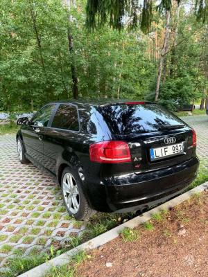 Black Audi A3 2009 in Vilnius, with an engine capacity of 1.97 L and mileage of 305 thousand km for 2500 €, photo 7 on AUTOMOTO.COM.LV