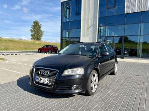 Black Audi A3 2009 in Klaipeda, with an engine capacity of 1.97 L and mileage of 384 thousand km for 3800 €, photo 5 on AUTOMOTO.COM.LV