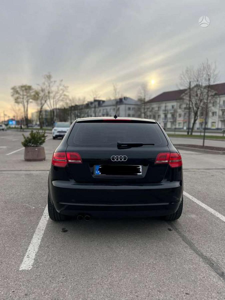 Black Audi A3 2009 in Kaunas, with an engine capacity of 2.00 L and mileage of 370 thousand km for 3700 €, photo 5 on AUTOMOTO.COM.LV
