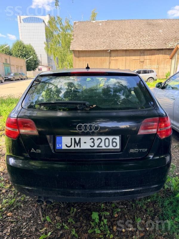 Melns Audi A3 2009 Rīga, ar dzinēja tilpumu 2.00 L un nobraukumu 461 tūkst. km par 2200 €, foto 2 vietnē AUTOMOTO.COM.LV