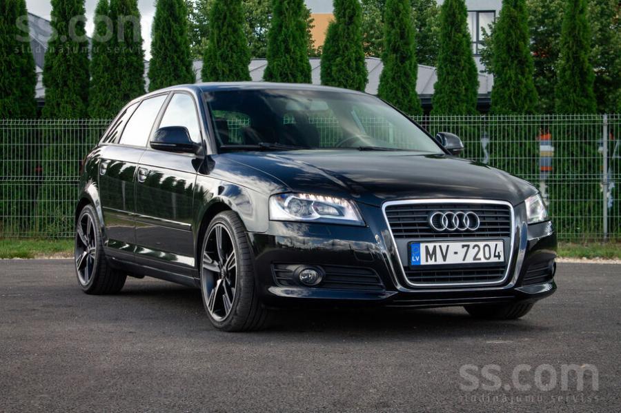 Melns Audi A3 2009 Jelgava, ar dzinēja tilpumu 2.00 L un nobraukumu 331 tūkst. km par 5490 €, foto 1 vietnē AUTOMOTO.COM.LV