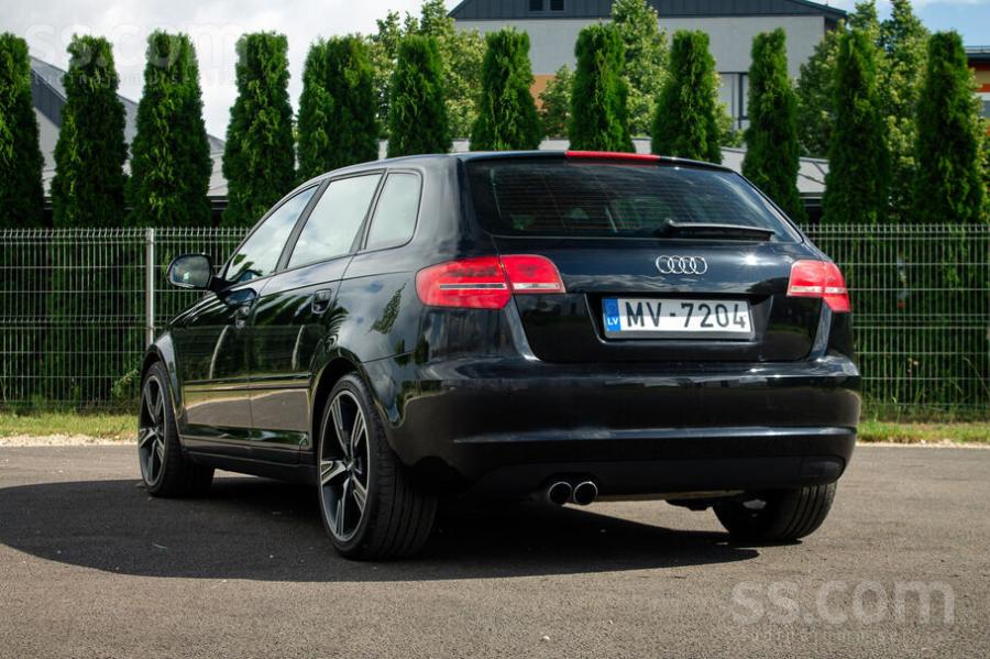 Melns Audi A3 2009 Jelgava, ar dzinēja tilpumu 2.00 L un nobraukumu 331 tūkst. km par 5490 €, foto 5 vietnē AUTOMOTO.COM.LV