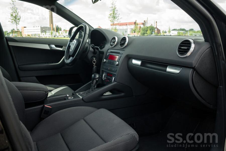 Melns Audi A3 2009 Jelgava, ar dzinēja tilpumu 2.00 L un nobraukumu 331 tūkst. km par 5490 €, foto 8 vietnē AUTOMOTO.COM.LV