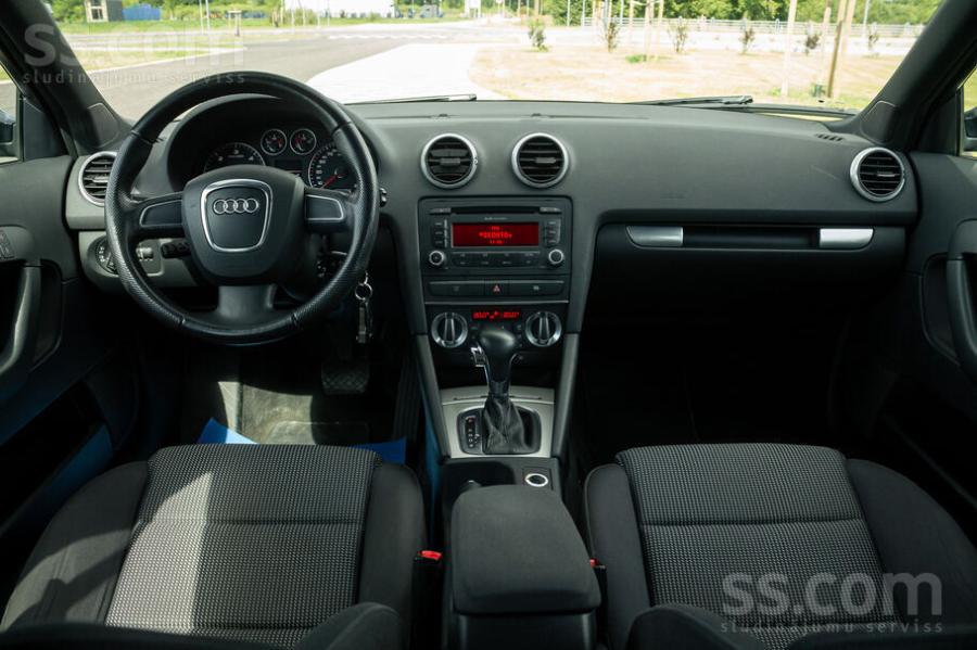 Melns Audi A3 2009 Jelgava, ar dzinēja tilpumu 2.00 L un nobraukumu 331 tūkst. km par 5490 €, foto 10 vietnē AUTOMOTO.COM.LV